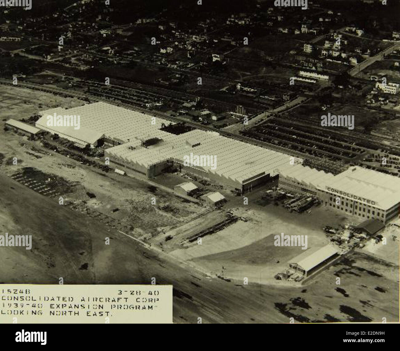 This image documents Convair/General Dynamics plant operations and ...