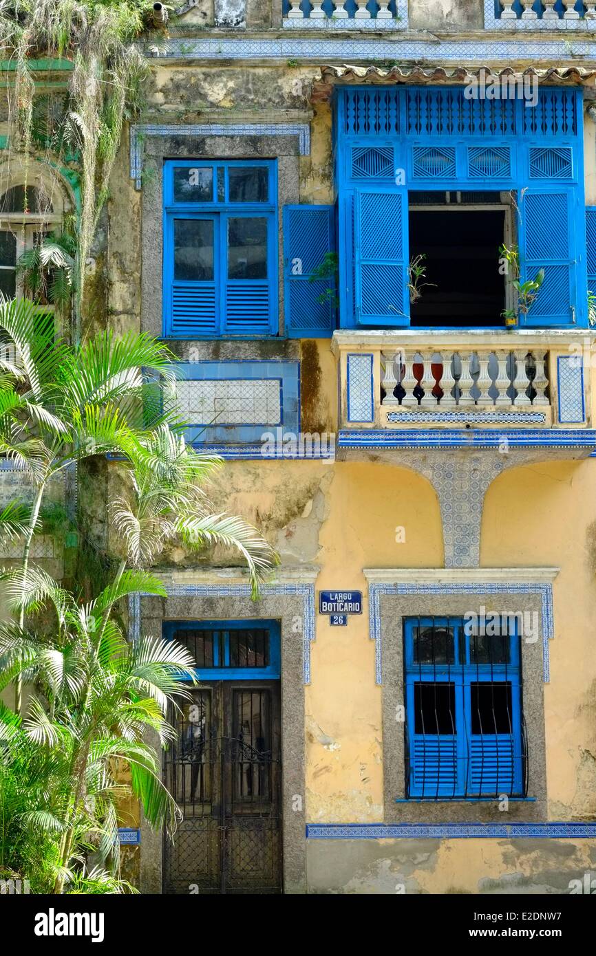 Brazil Rio de Janeiro old colonial house Stock Photo - Alamy
