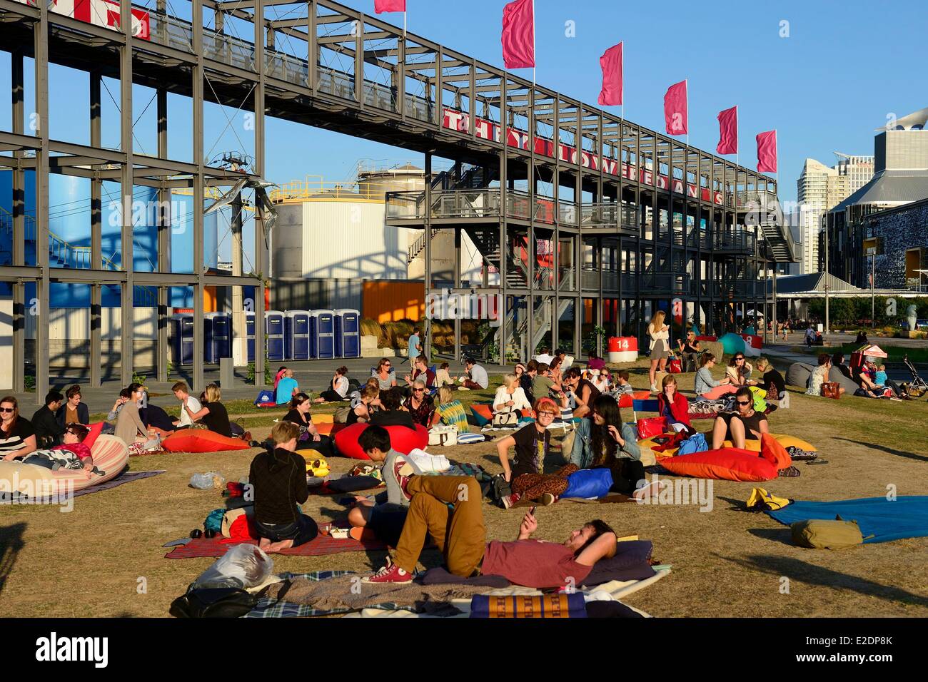 New Zealand North Island Auckland the new district of Wynyard Quarter ...