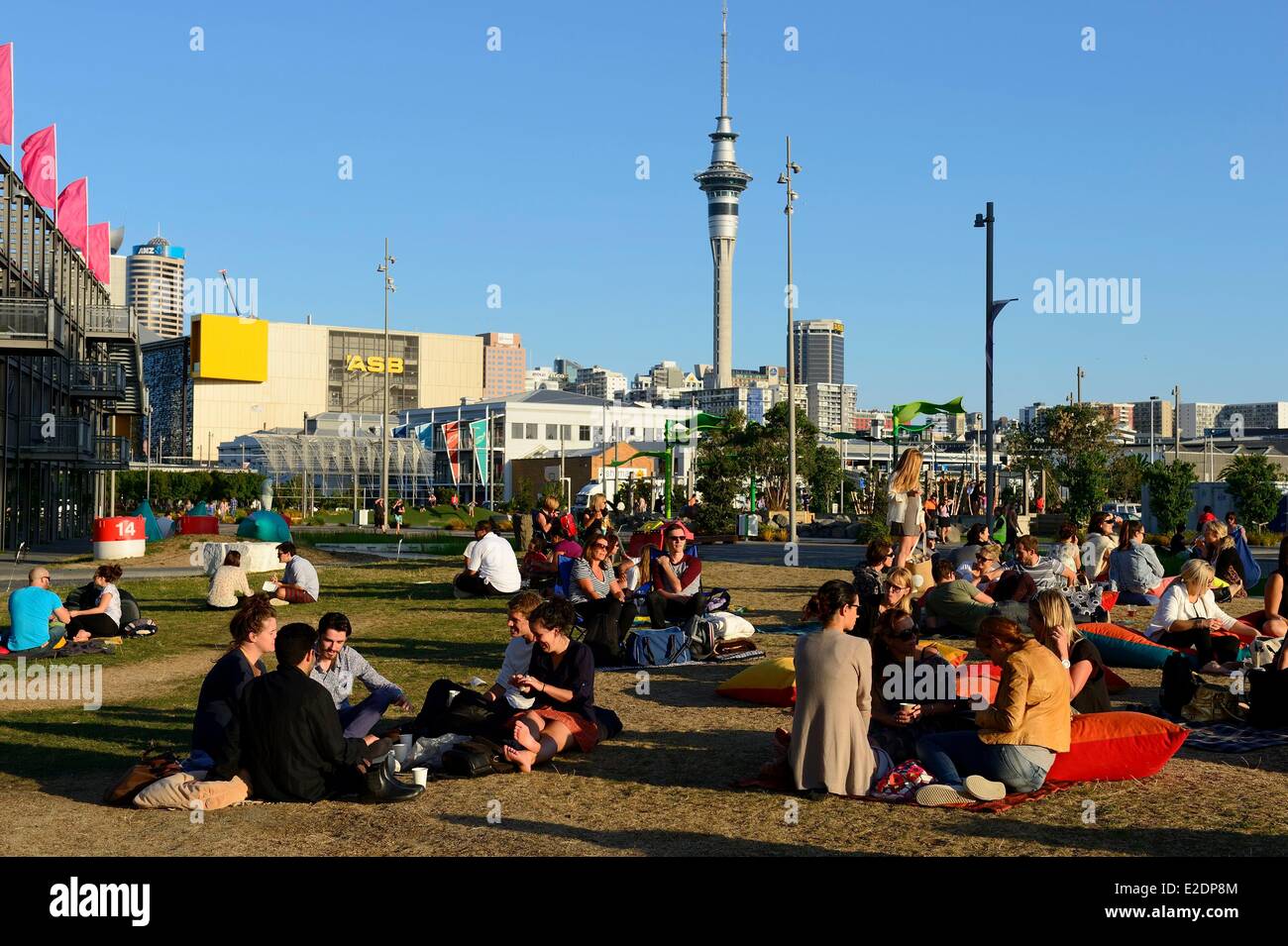 New Zealand North Island Auckland the new district of Wynyard Quarter ...