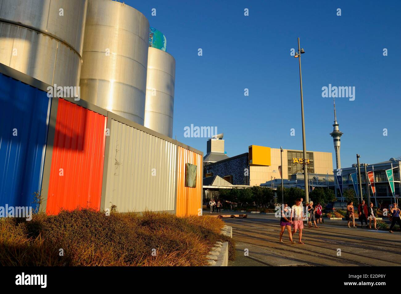 New Zealand North Island Auckland the new district of Wynyard Quarter ...