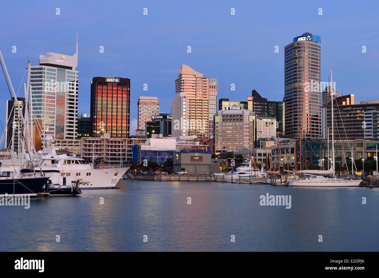 New Zealand North Island Auckland Viaduct Harbour (or Viaduct Basin) is ...