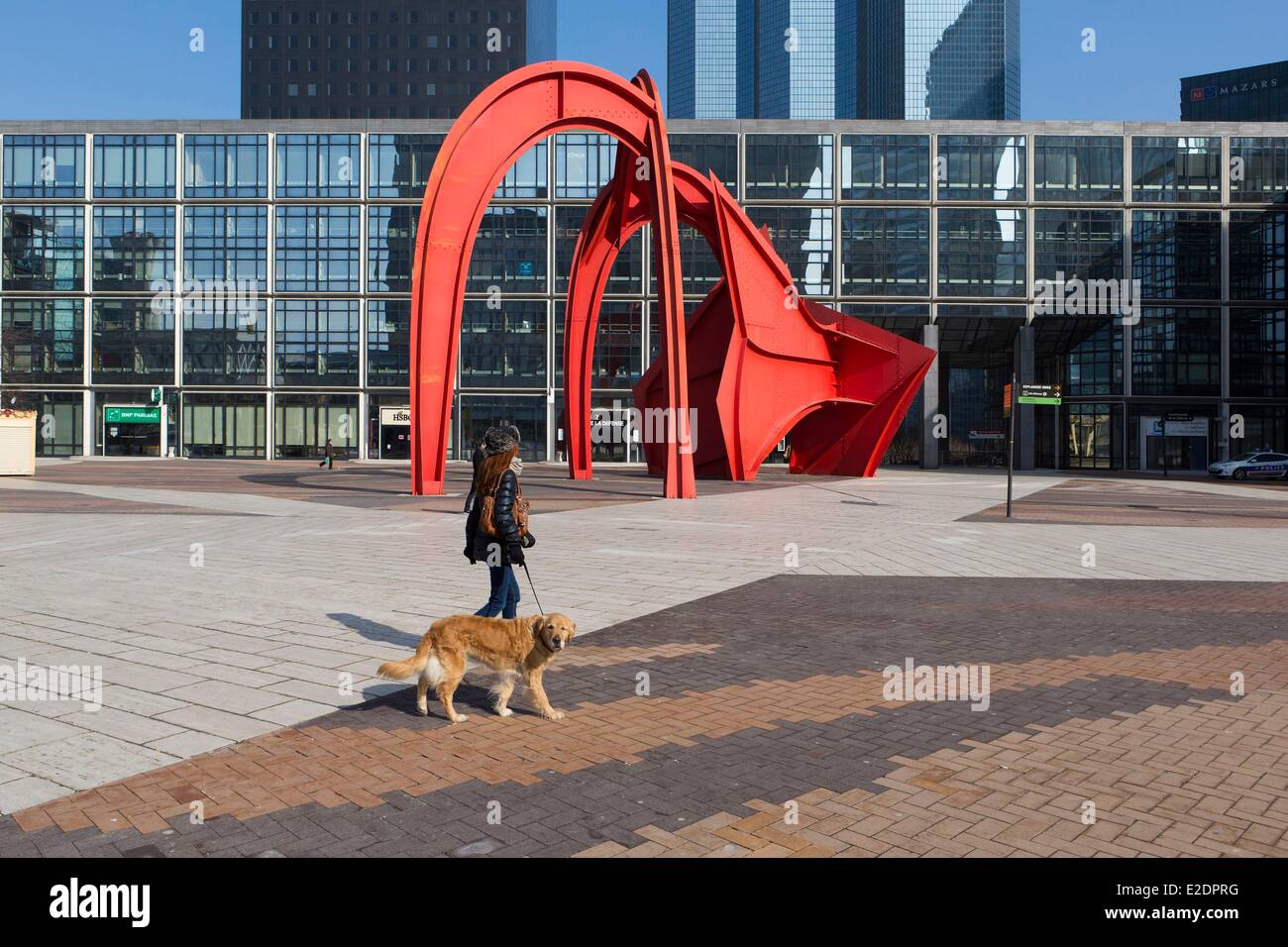 France Haut de Seine La Defense sculpture the Red Spider by Alexander ...
