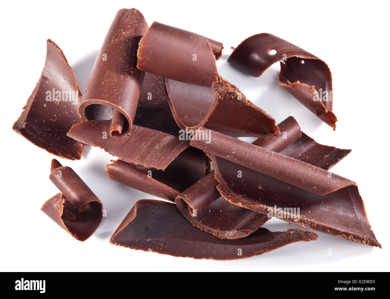 Chocolate blocks isolated on a white background Stock Photo - Alamy