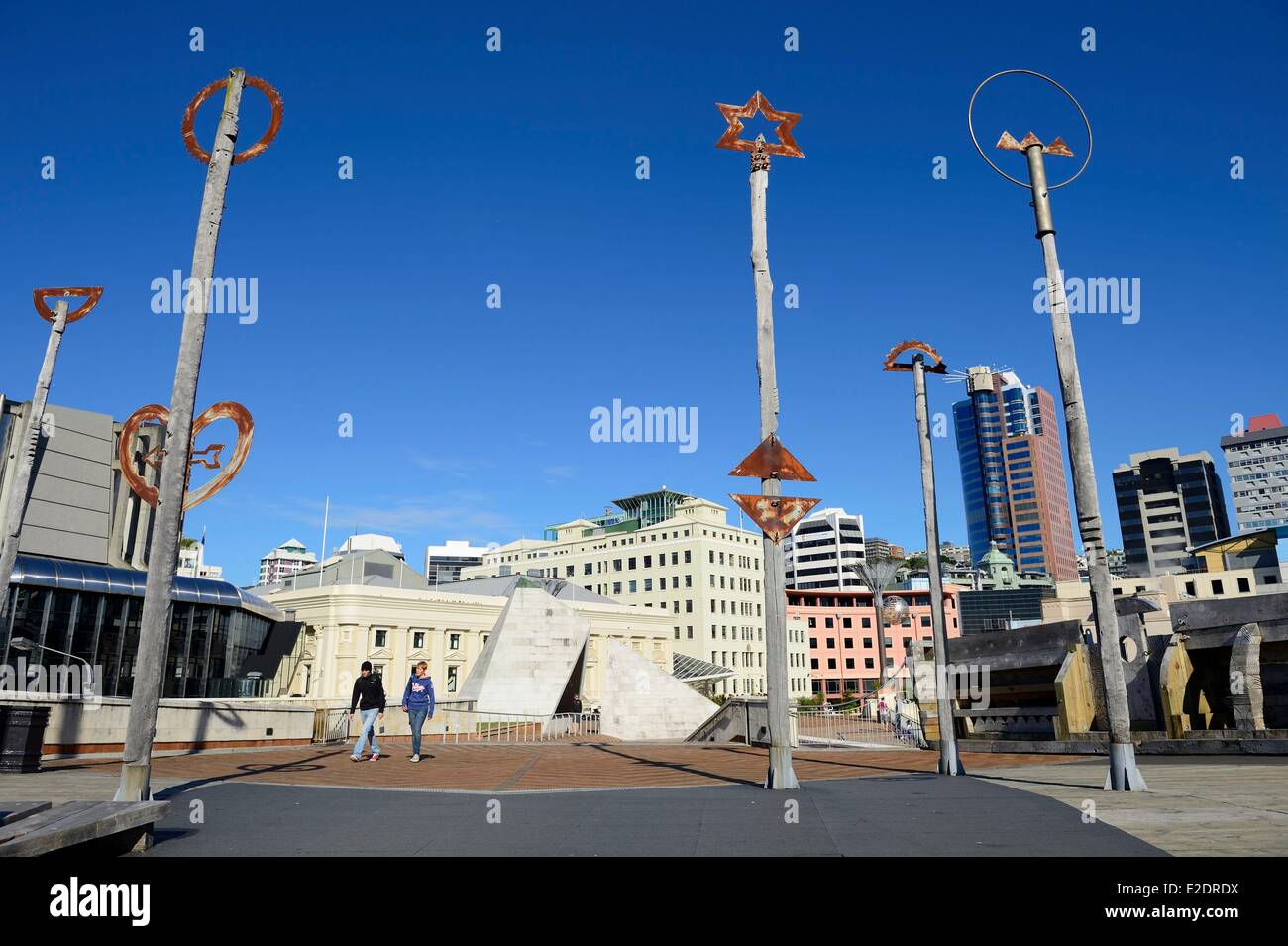New Zealand North island Wellington the City-to-Sea Bridge is a ...