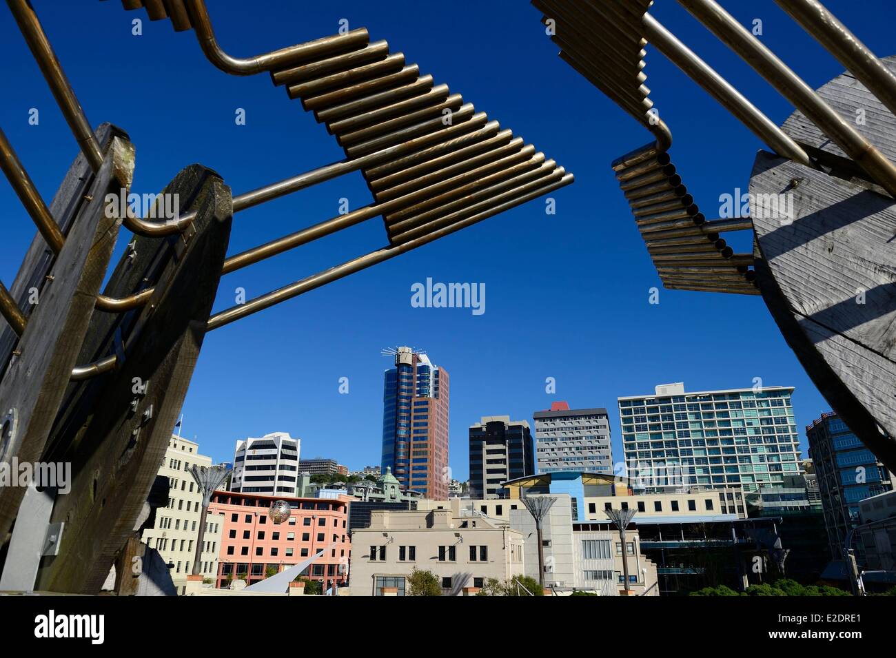 New Zealand North island Wellington the City-to-Sea Bridge is a ...