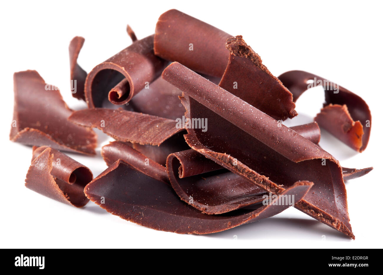 Chocolate blocks isolated on a white background Stock Photo - Alamy