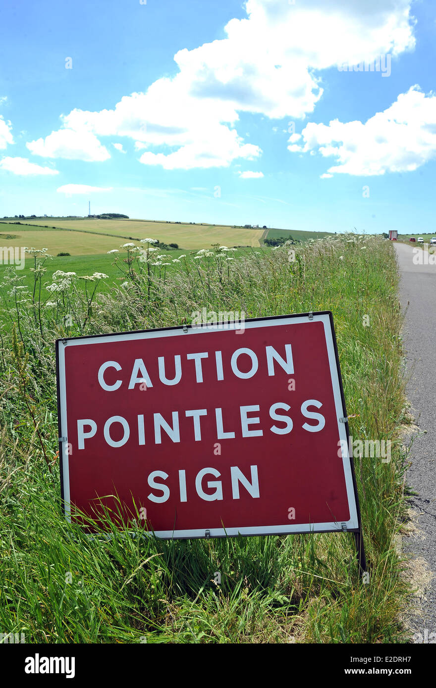 Pointless road signs hi-res stock photography and images - Alamy