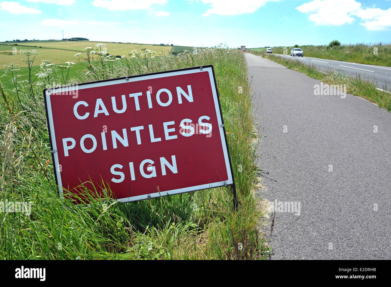 Pointless road signs hi-res stock photography and images - Alamy