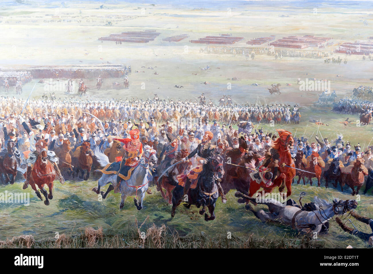 Belgium Wallonia Waterloo Battlefield Waterloo diorama battle scene ...