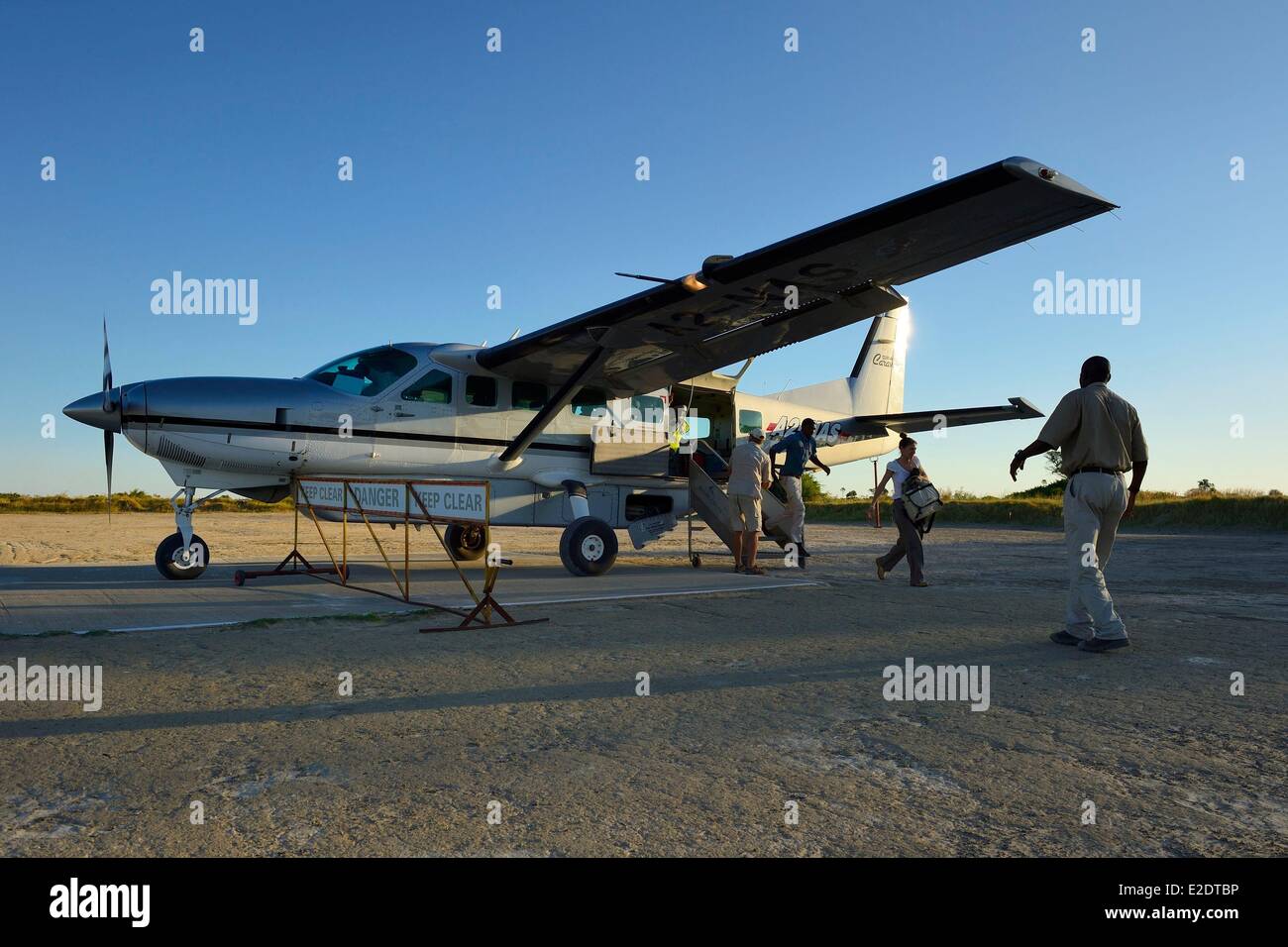 Botswana Northwest district Okavango delta plane transfer Stock Photo ...