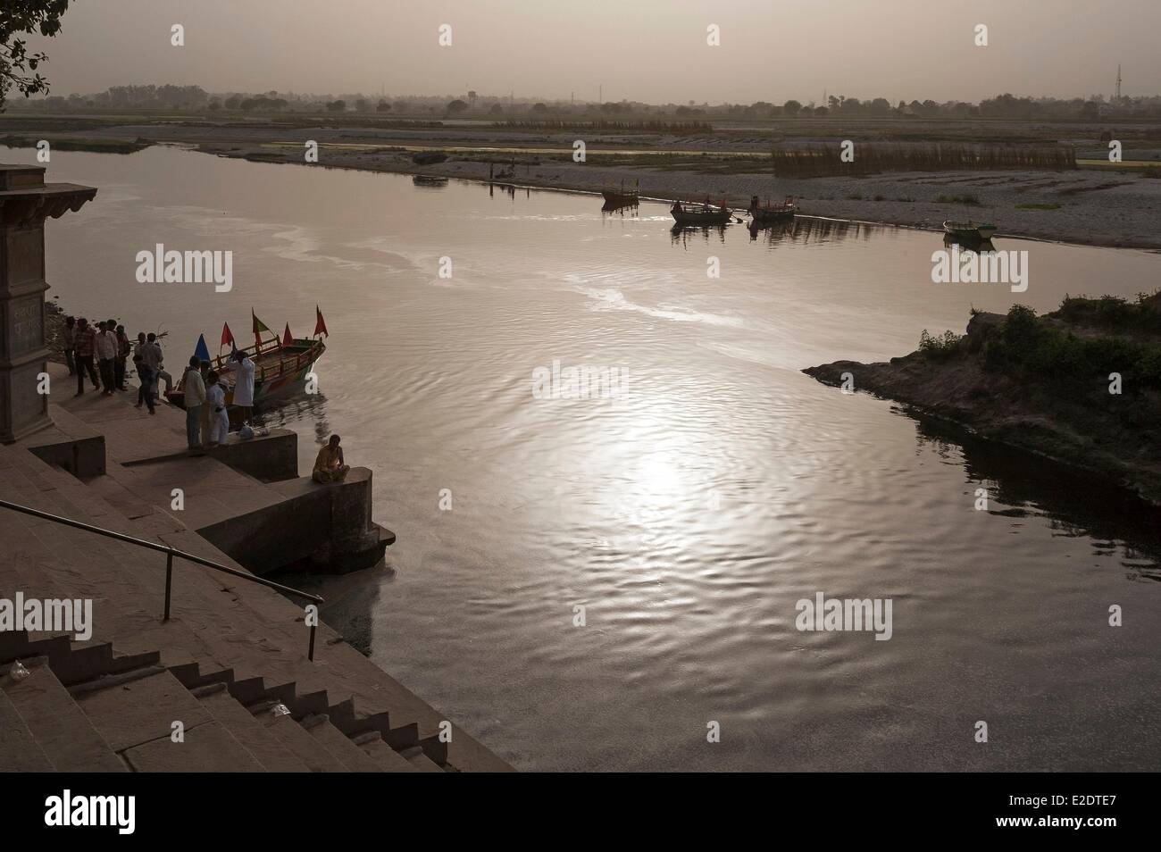 Mathura river hi-res stock photography and images - Alamy