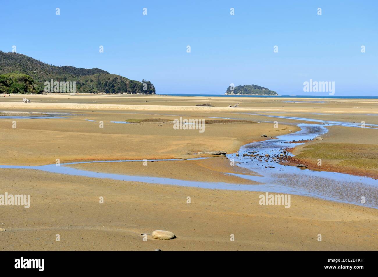 New Zealand South island Marahau coastal Abel Tasman National Park on the north coast of the ...