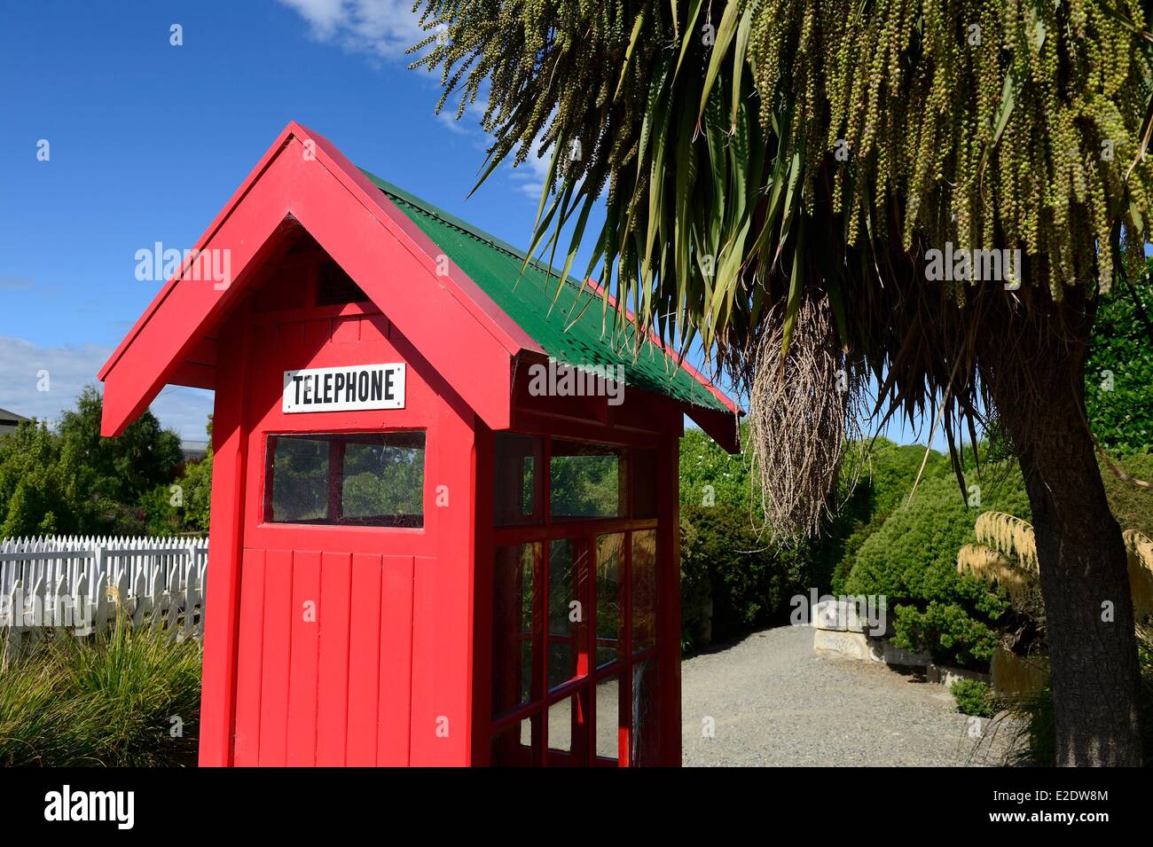 New zealand telephone box hi-res stock photography and images - Alamy