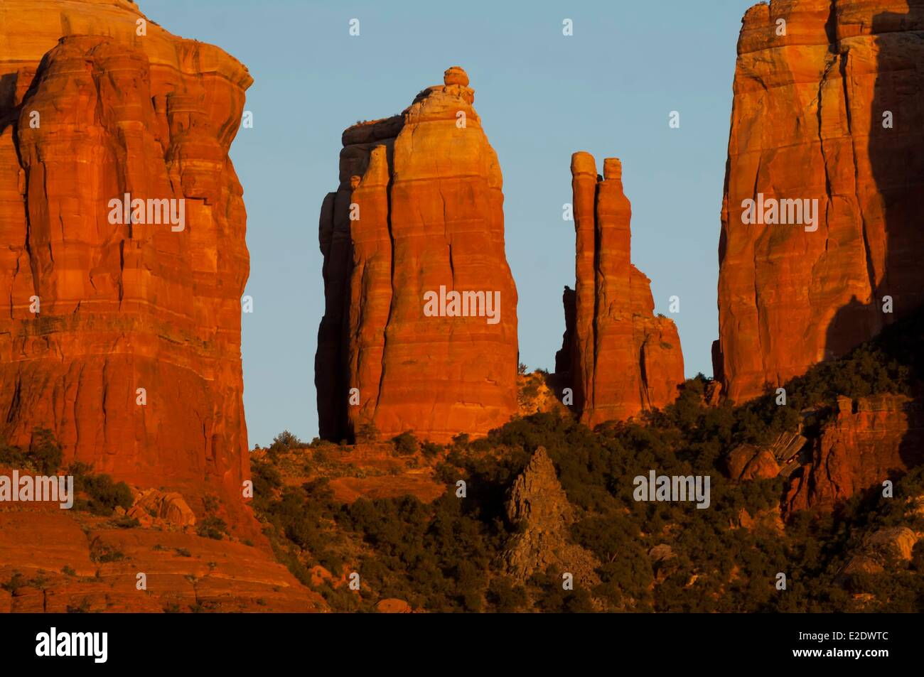 United States Arizona Sedona Cathedral Rock Red Rock State Park Stock ...