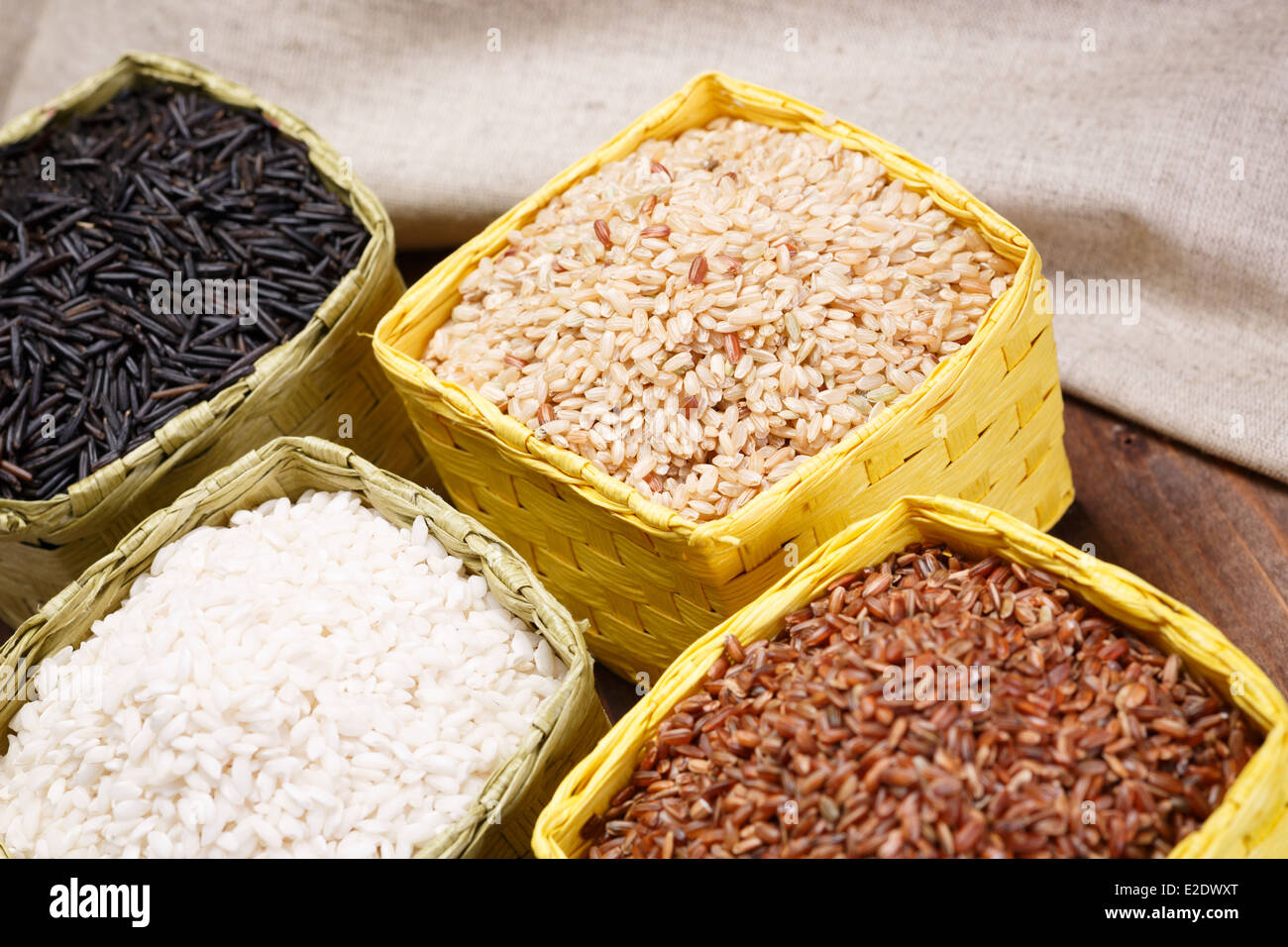 assortment of rice Stock Photo - Alamy