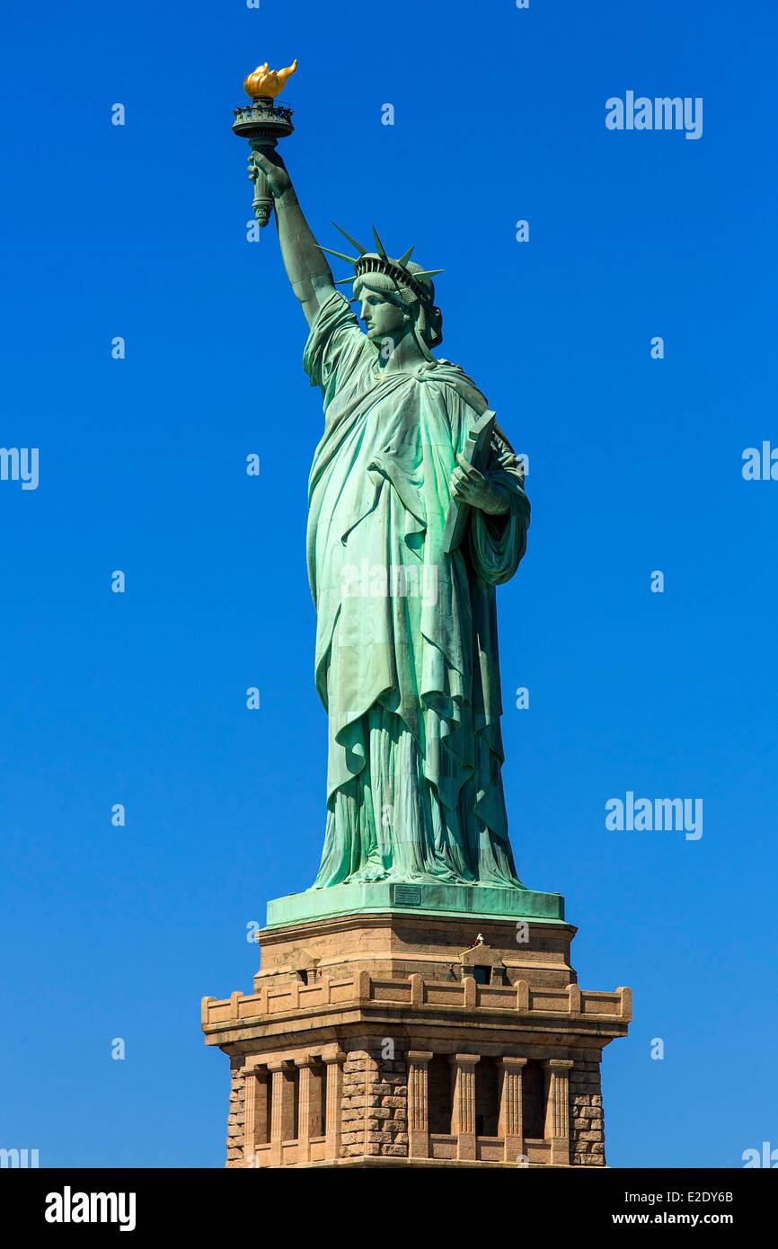 United States New York Manhattan statue of Liberty Stock Photo - Alamy