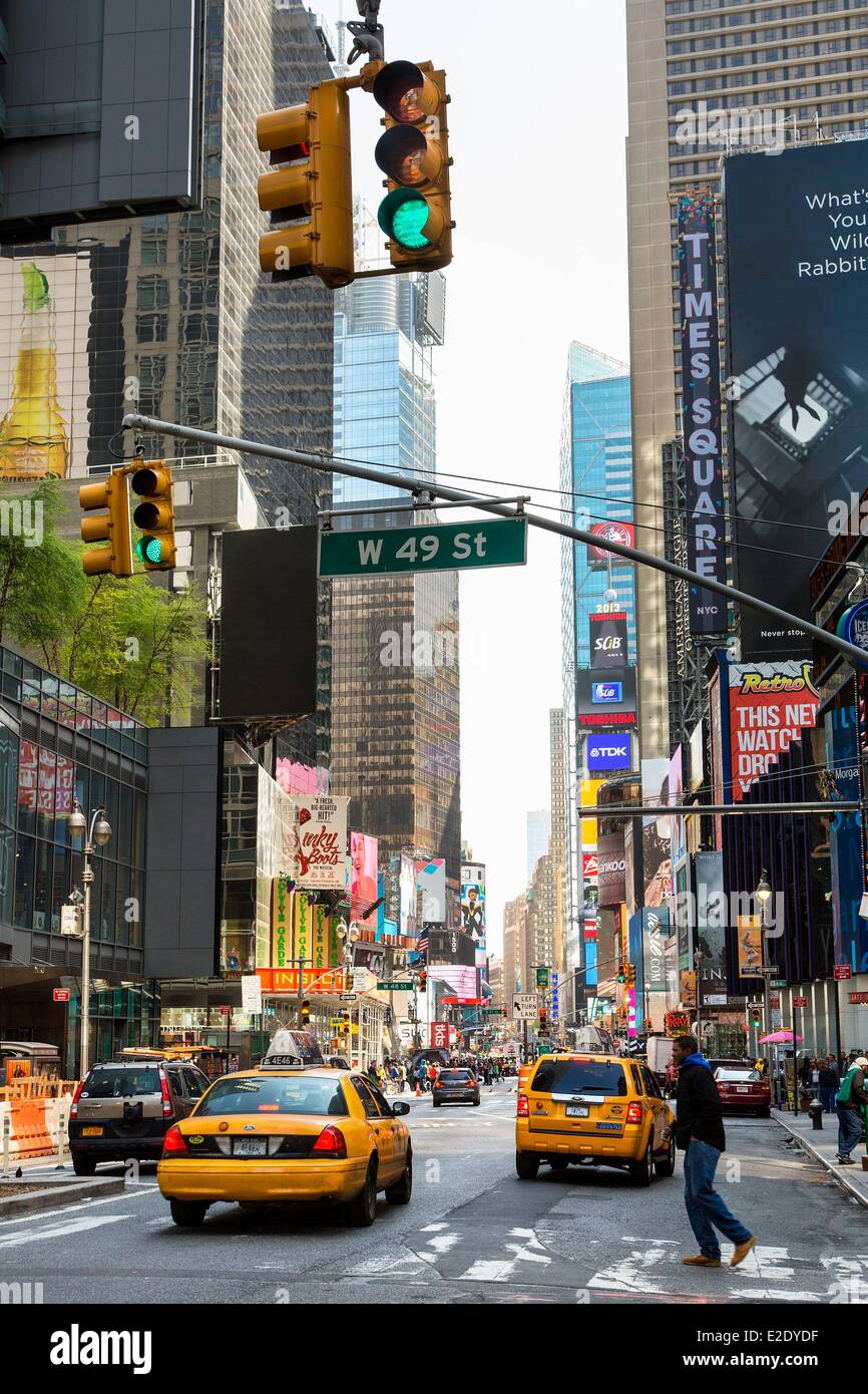 United States New York Manhattan Traffic City center Stock Photo - Alamy