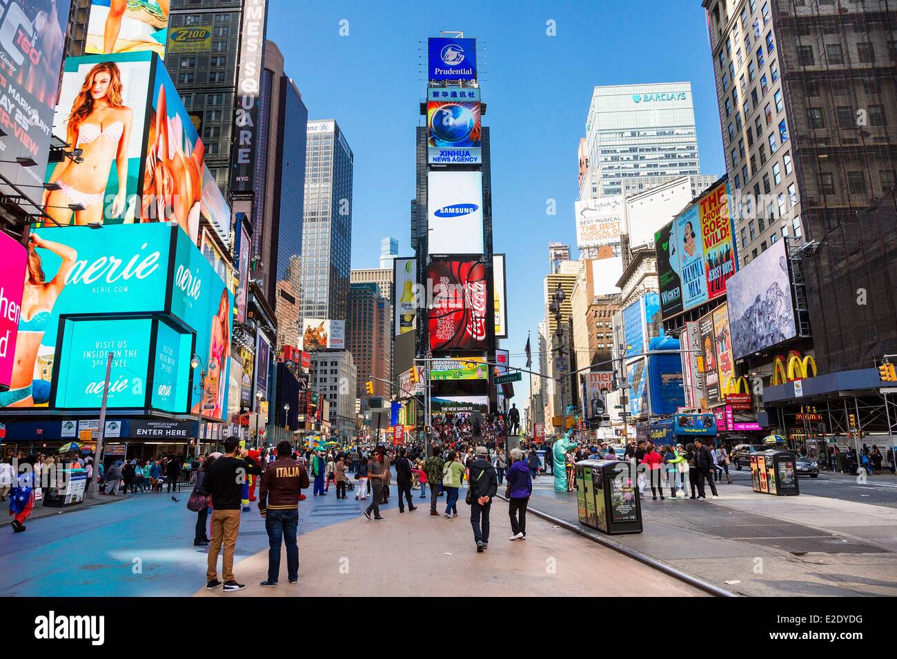 United States New York Manhattan Times Square Stock Photo - Alamy