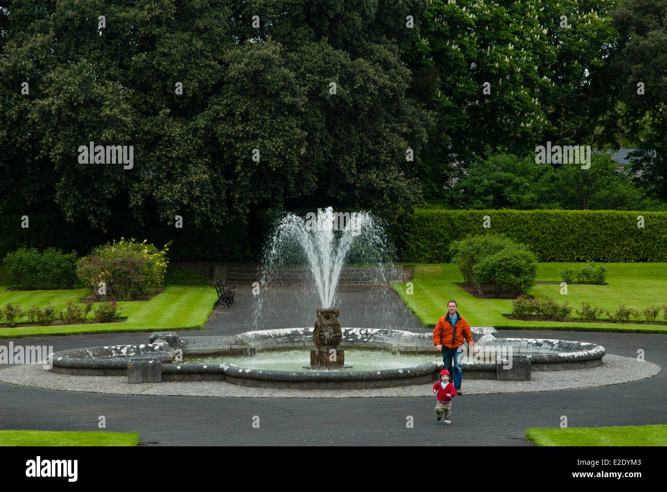 Ireland Kilkenny County Kilkenny Kilkenny Castle Gardens Stock Photo ...