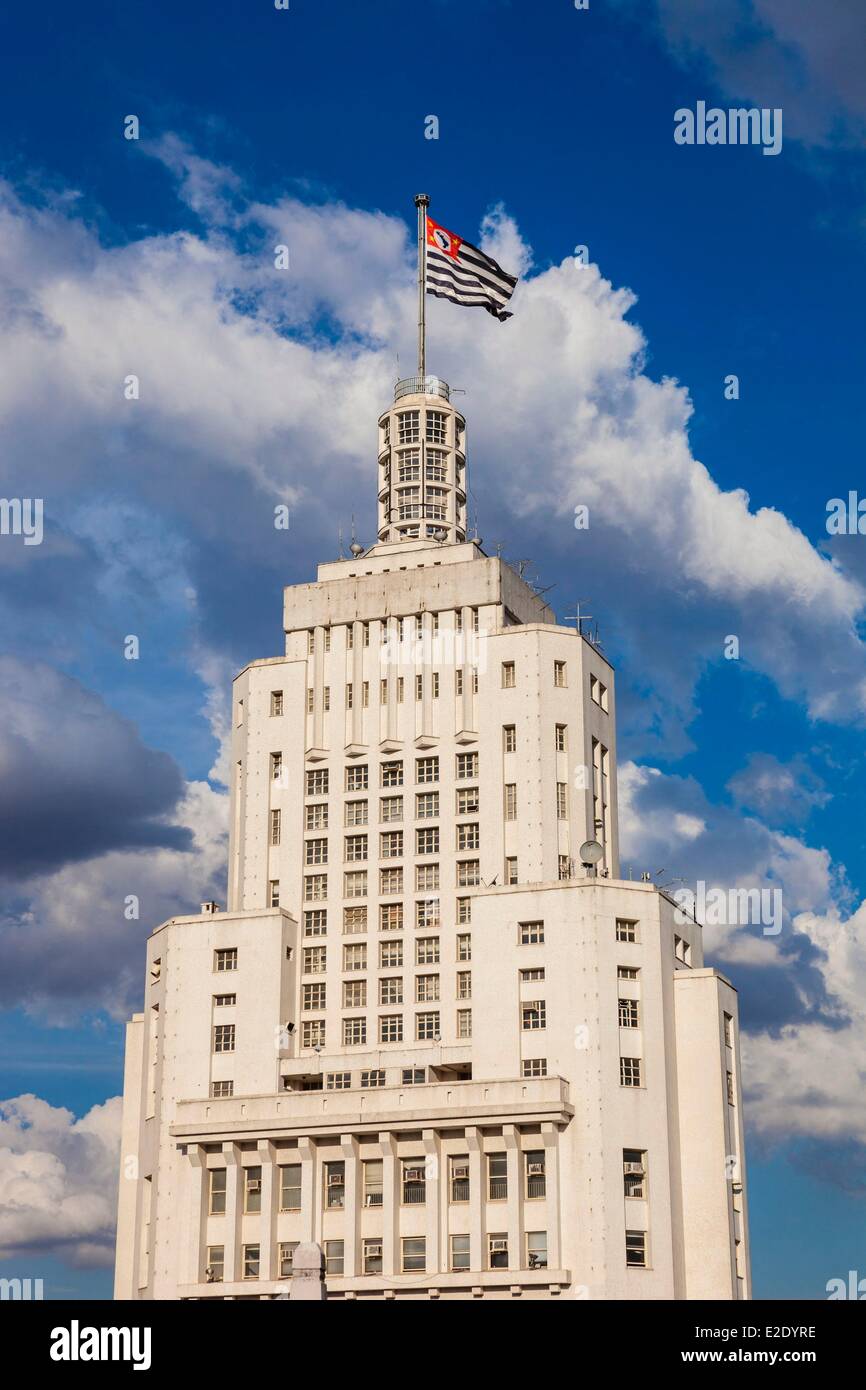 Brazil Sao Paulo downtown roof terrace of the Martinelli Building (1929 ...