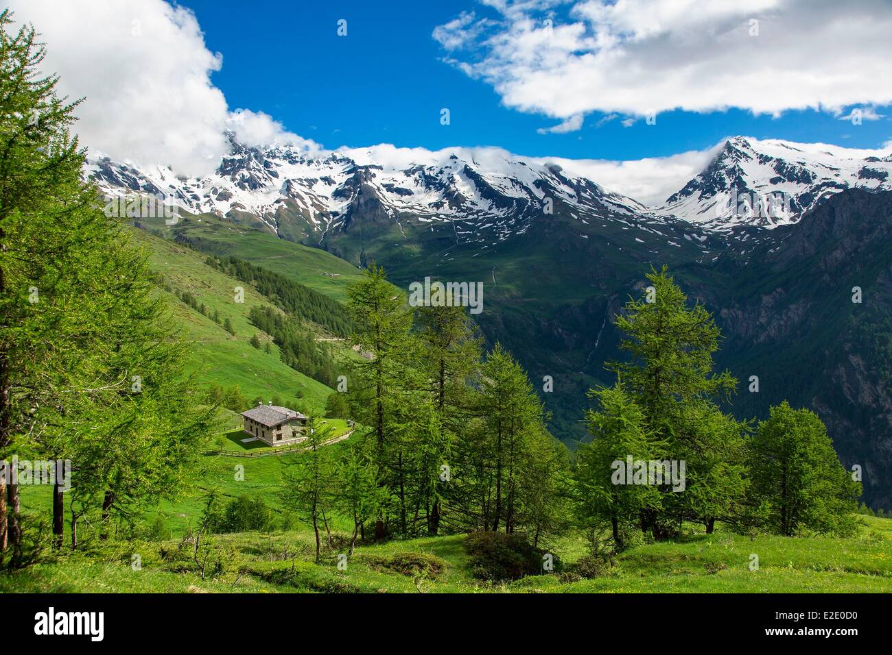 Italy Val d'Aoste Valpelline Valley Stock Photo - Alamy