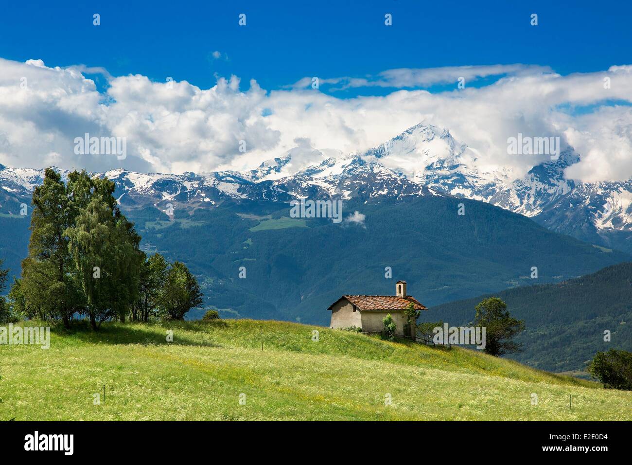 Italy Val d'Aoste Valpelline Valley Stock Photo - Alamy