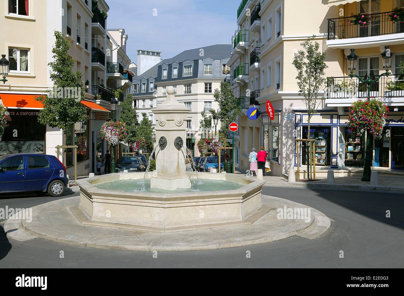France Hauts de Seine Le Plessis Robinson fountain Place Francois ...