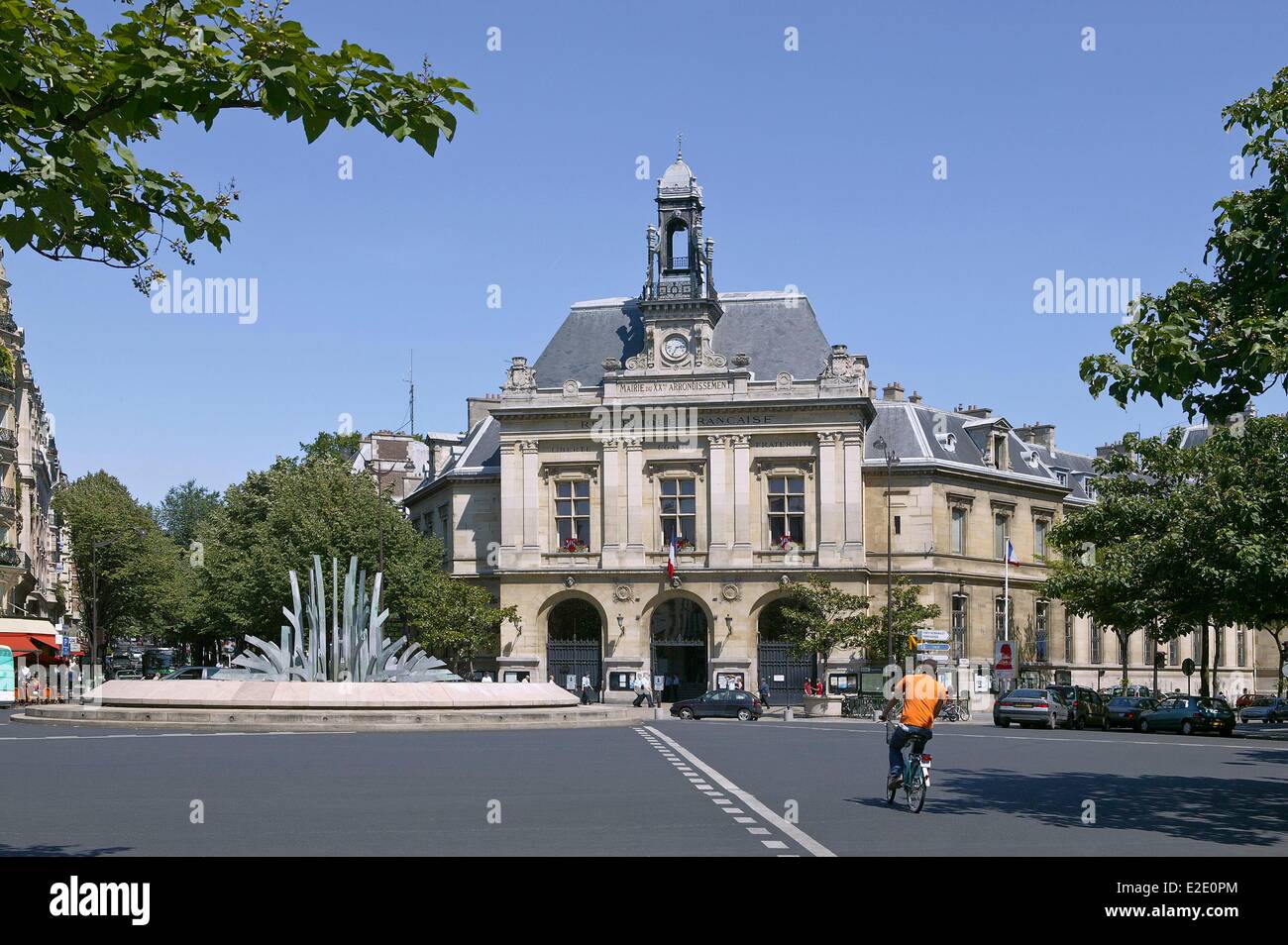Place gambetta paris hi-res stock photography and images - Alamy