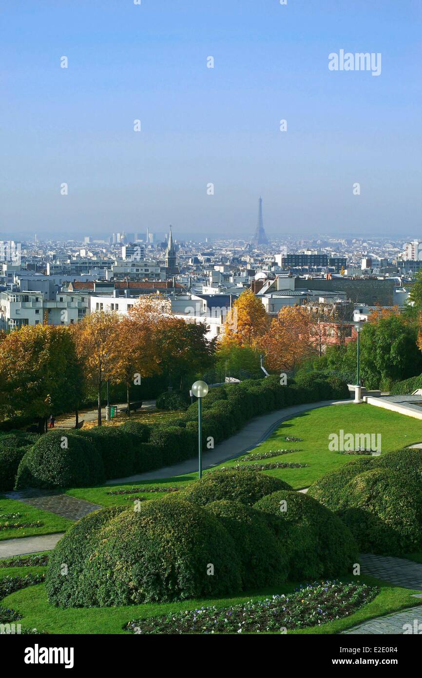 Belleville paris eiffel hi-res stock photography and images - Alamy