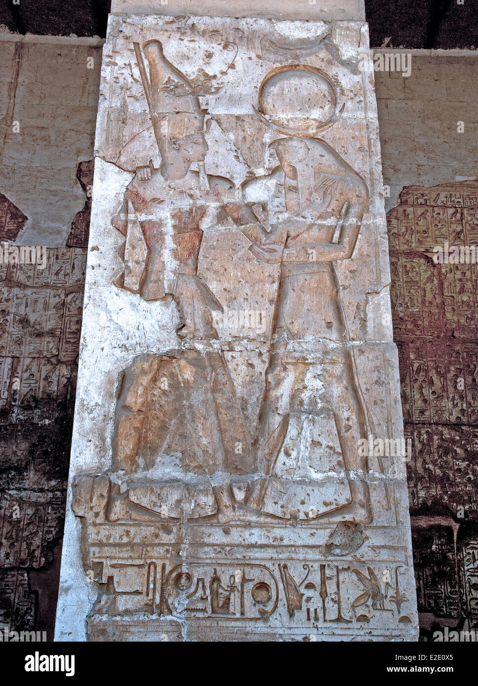 - Relief of god Osiris in the courtyard of the Sethi I Temple (1306 ...