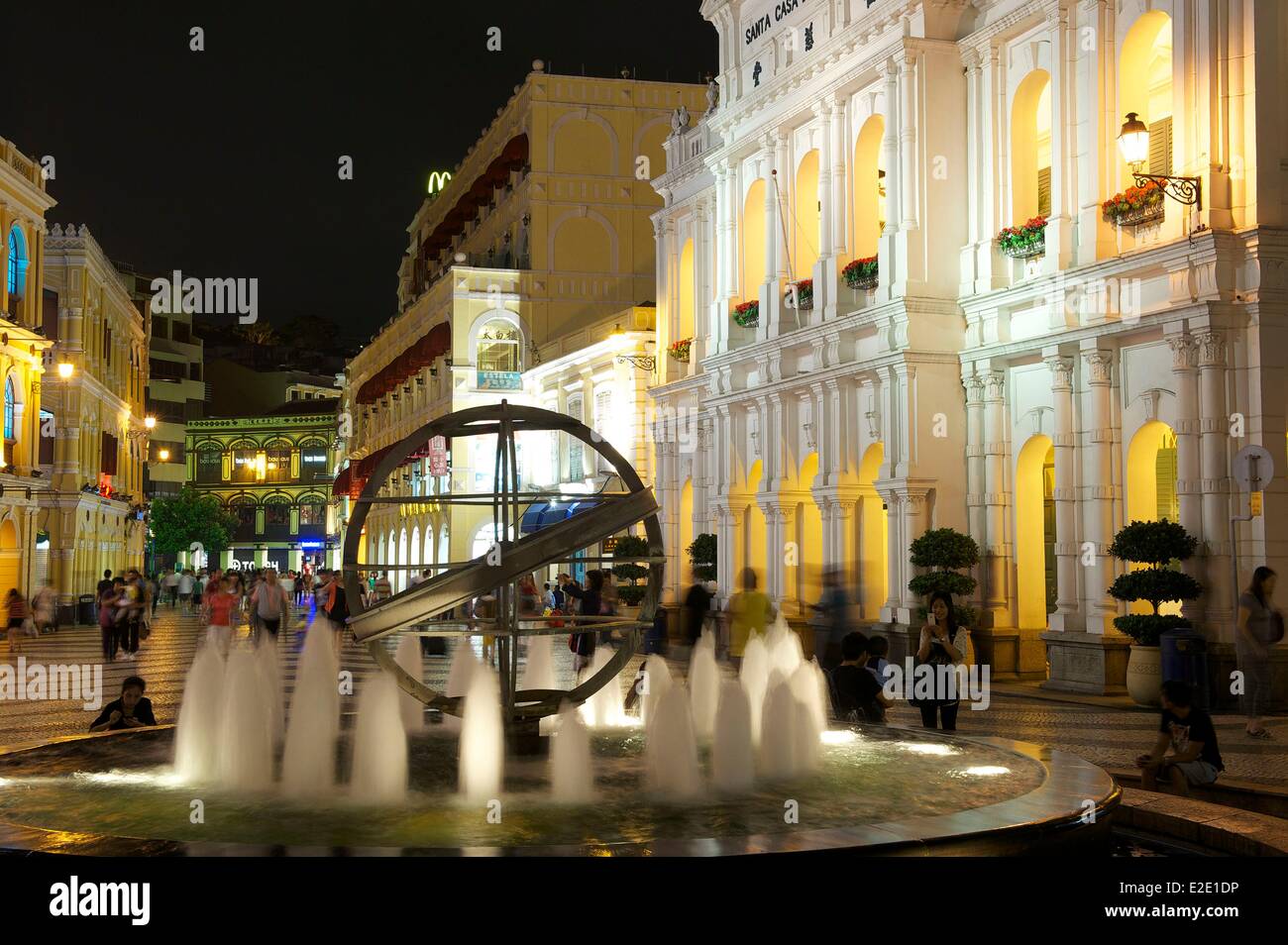 China Macau historical center listed as World Heritage by UNESCO Largo ...