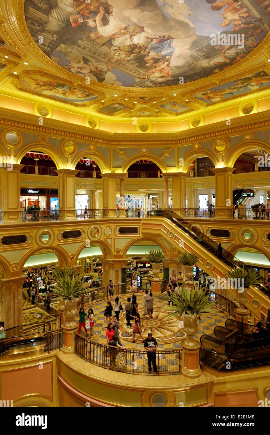 China Macau Taipa island The Venetian Macao hotel and Casino The Great ...