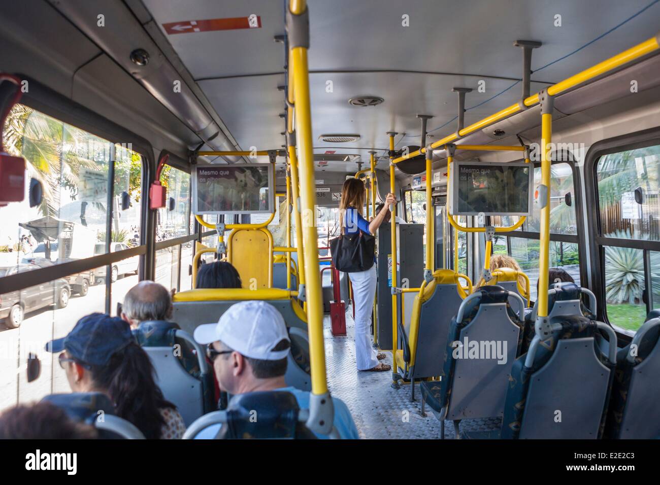 Brazil Rio do Janeiro City bus Stock Photo - Alamy