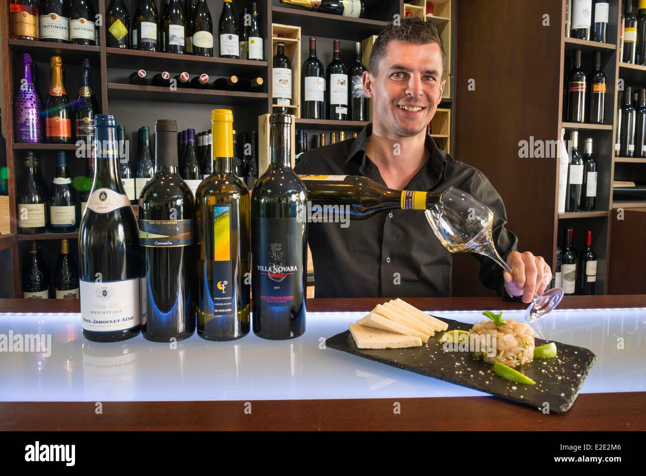 Switzerland Canton of Vaud Lausanne Winebar Yatus Alexandre Trillaud ...