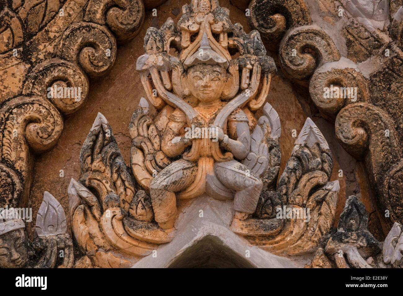Myanmar (Burma) Shan state Pao tribe archeologic and religious site off ...
