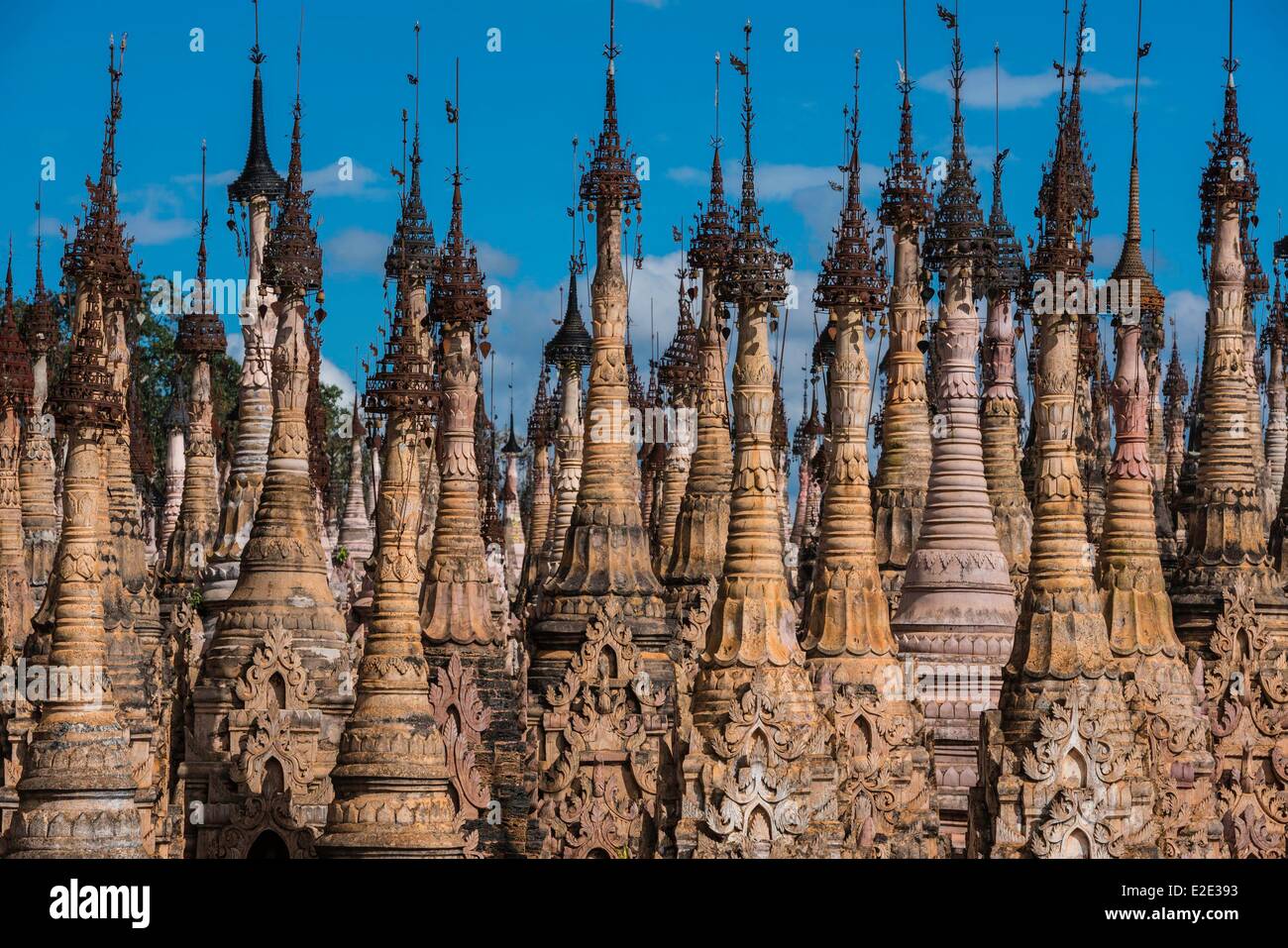 Myanmar (Burma) Shan state Pao tribe archeologic and religious site off ...