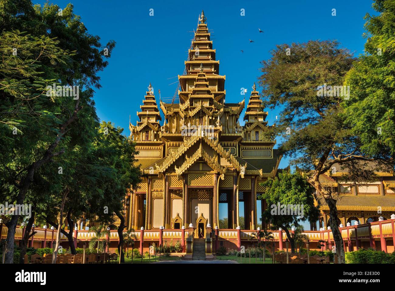 Myanmar (Burma) Mandalay division Bagan Old Bagan New Golden Palace ...