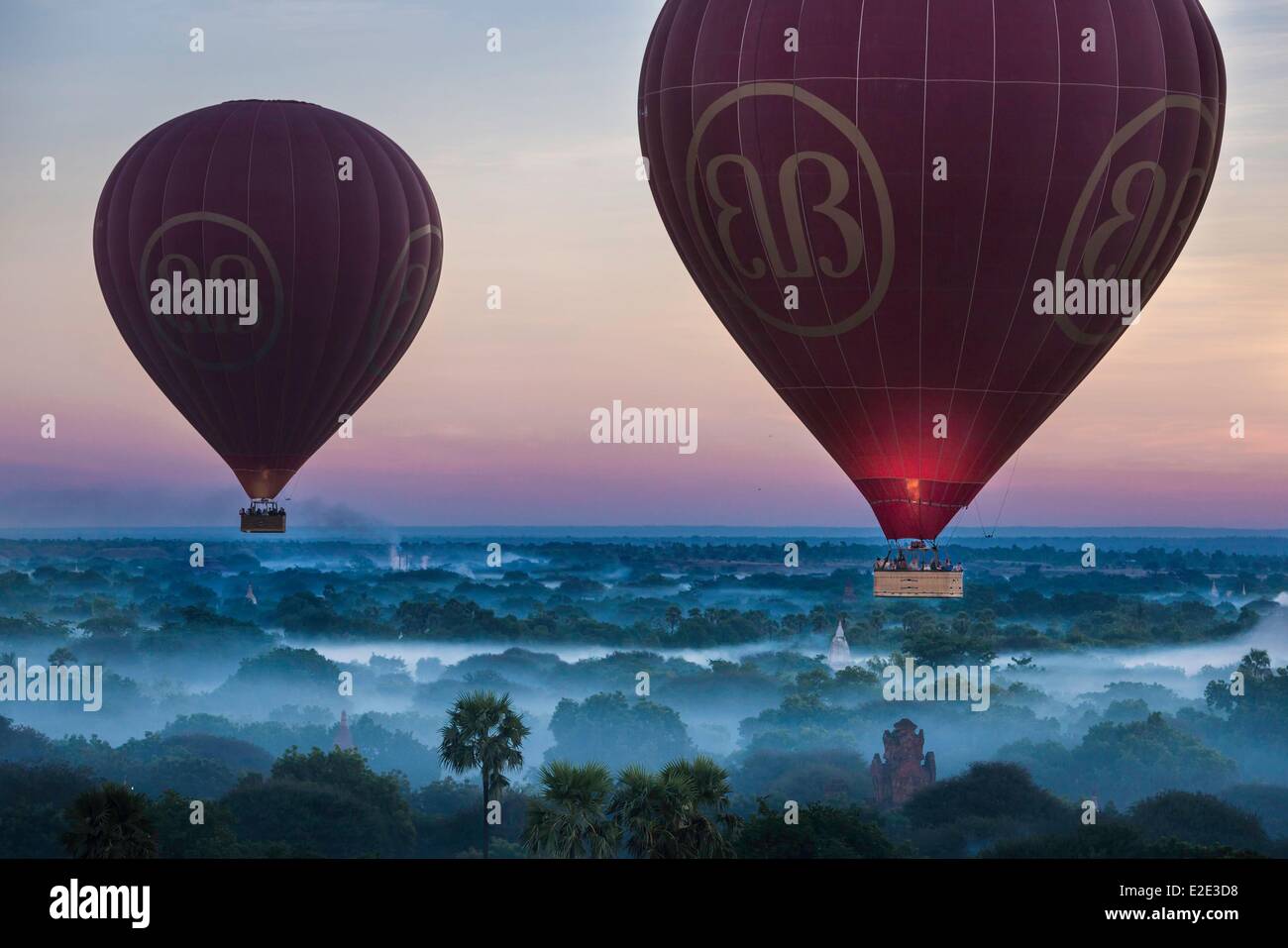 Bagan aerial hi-res stock photography and images - Alamy