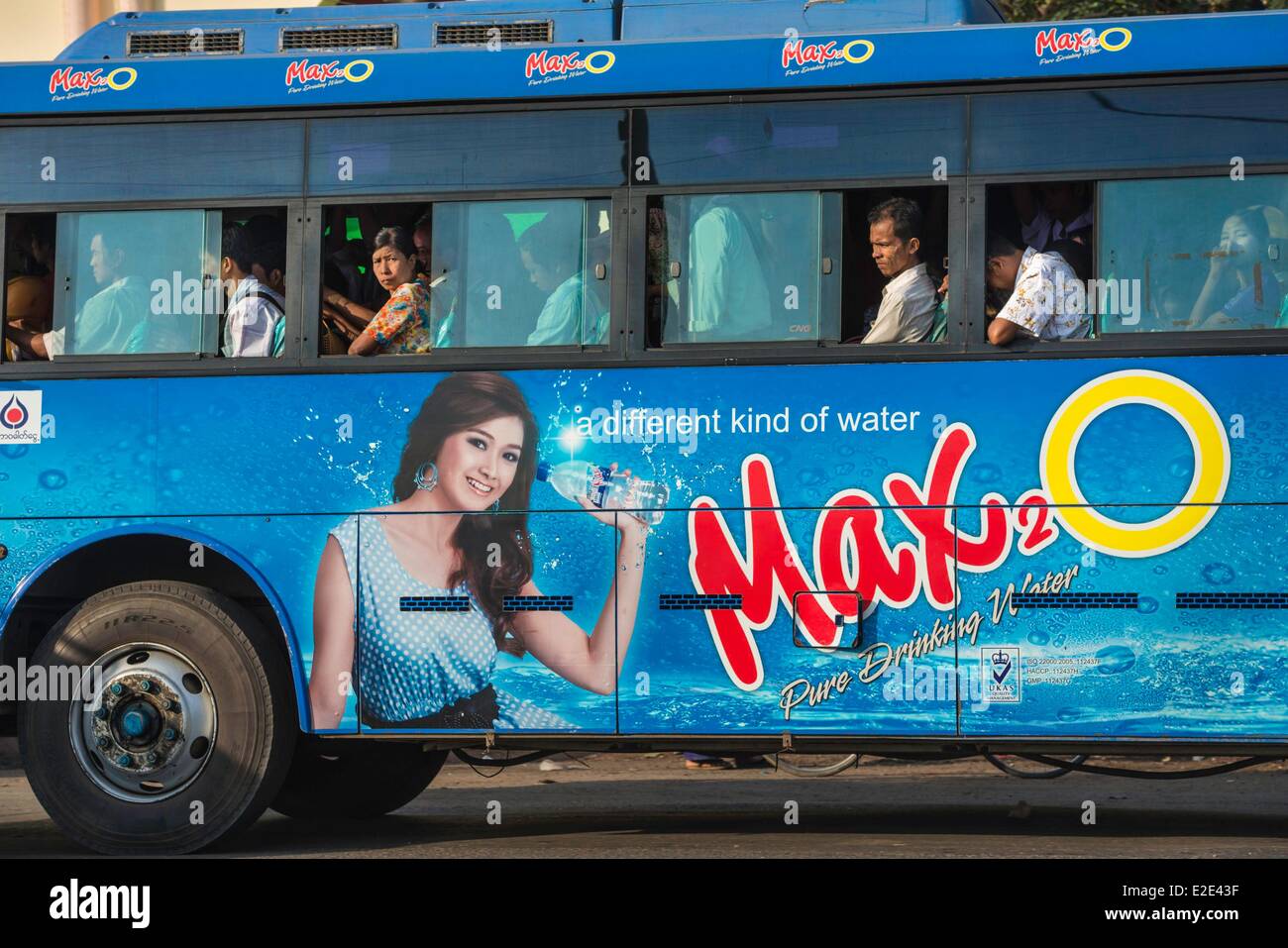 Public bus yangon hi-res stock photography and images - Alamy