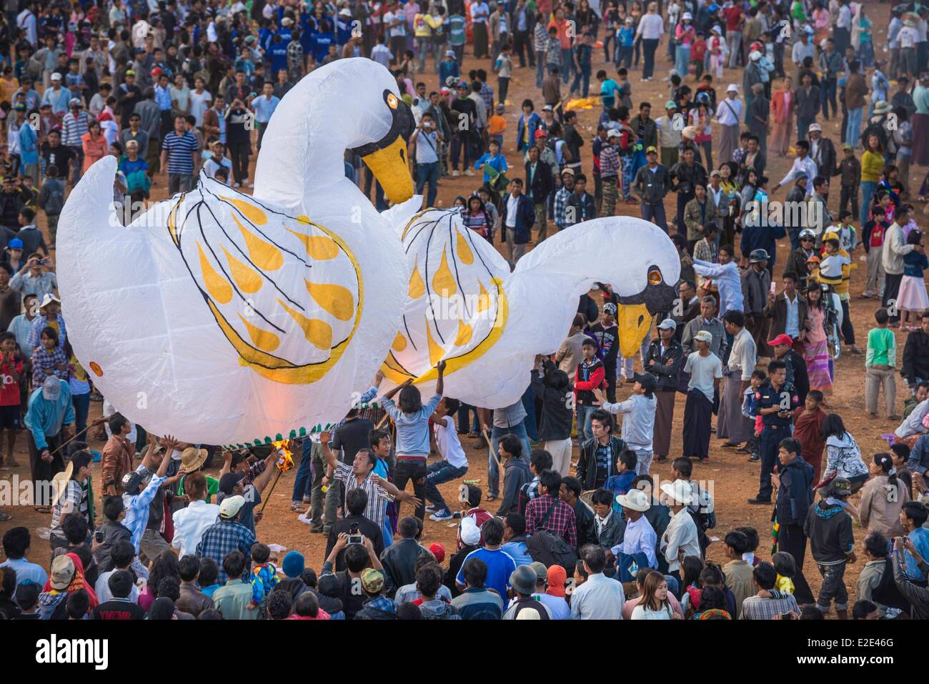 Taunggyi ballon festival hi-res stock photography and images - Alamy