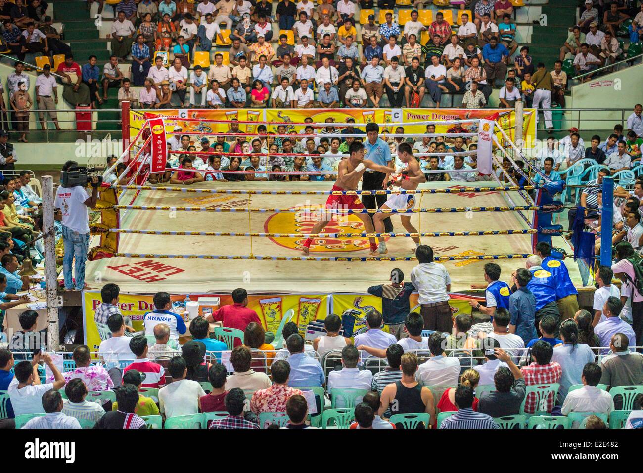 Myanmar (Burma) Yangon Division Yangon Tamwe district Thein Phyn boxing ...