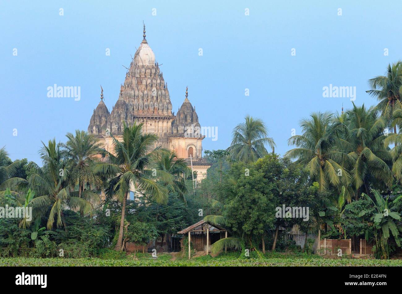 Bangladesh, Puthia, the Puthia Temple Complex consists of a cluster of ...