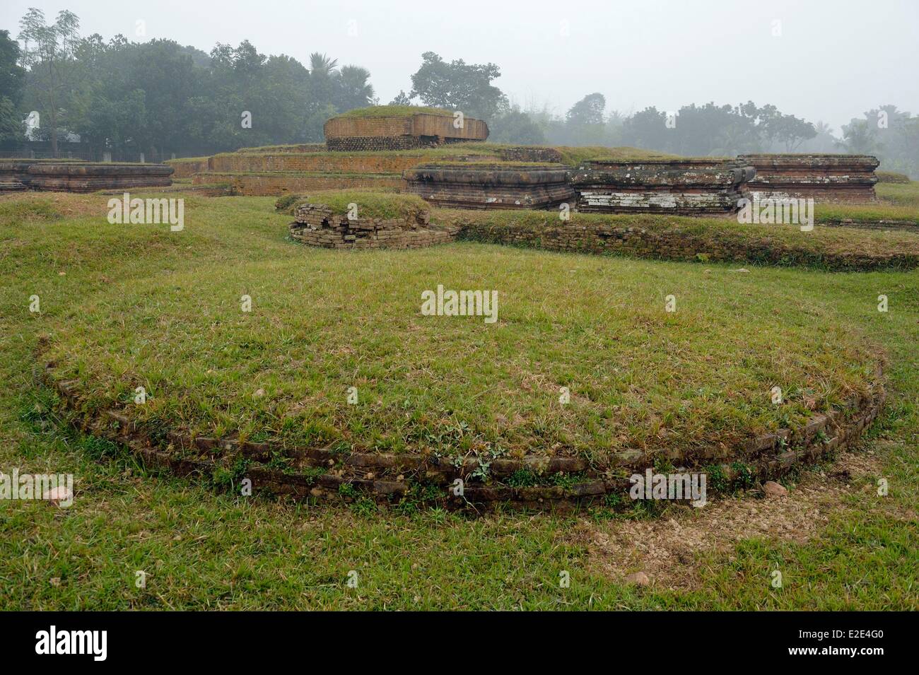 Bangladesh Paharpur the Somapura Mahavihara (8th century) a Unesco ...