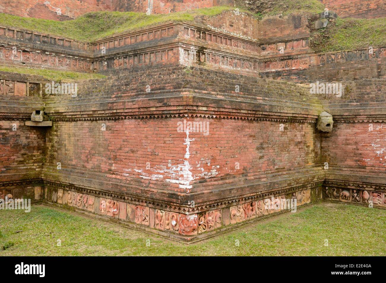 Bangladesh Paharpur the Somapura Mahavihara (8th century) a Unesco ...
