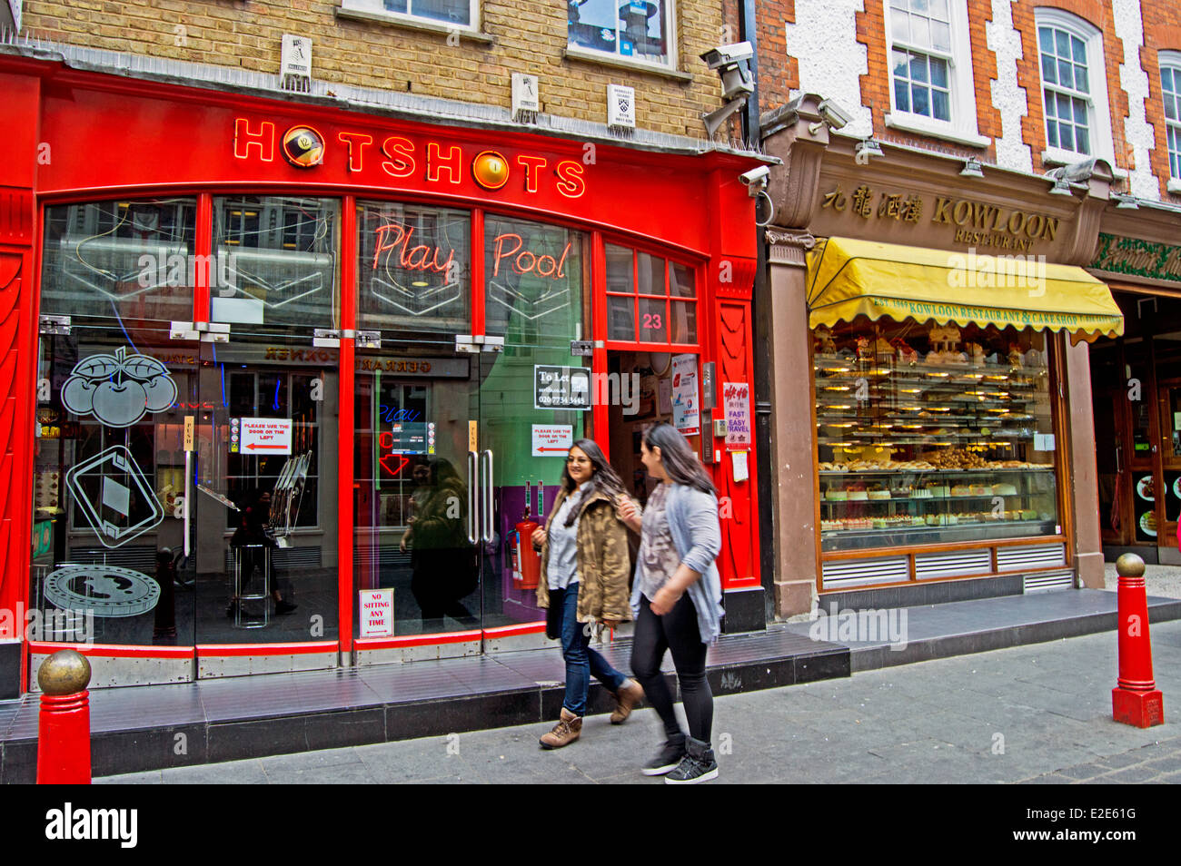 Corner of Gerrard Street, Chinatown, West End, London, England, United ...