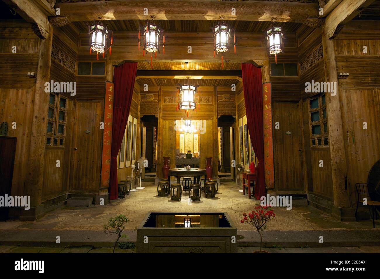 China, Anhui province, Bishan, Hotel Pig's Inn Stock Photo - Alamy