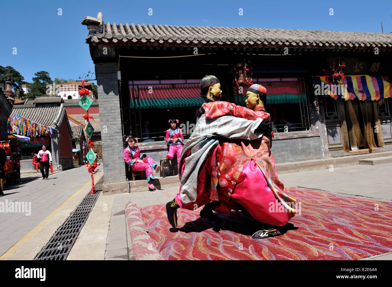 China, Hebei province, Chengde, Universal Peace temple (Puning Si ...