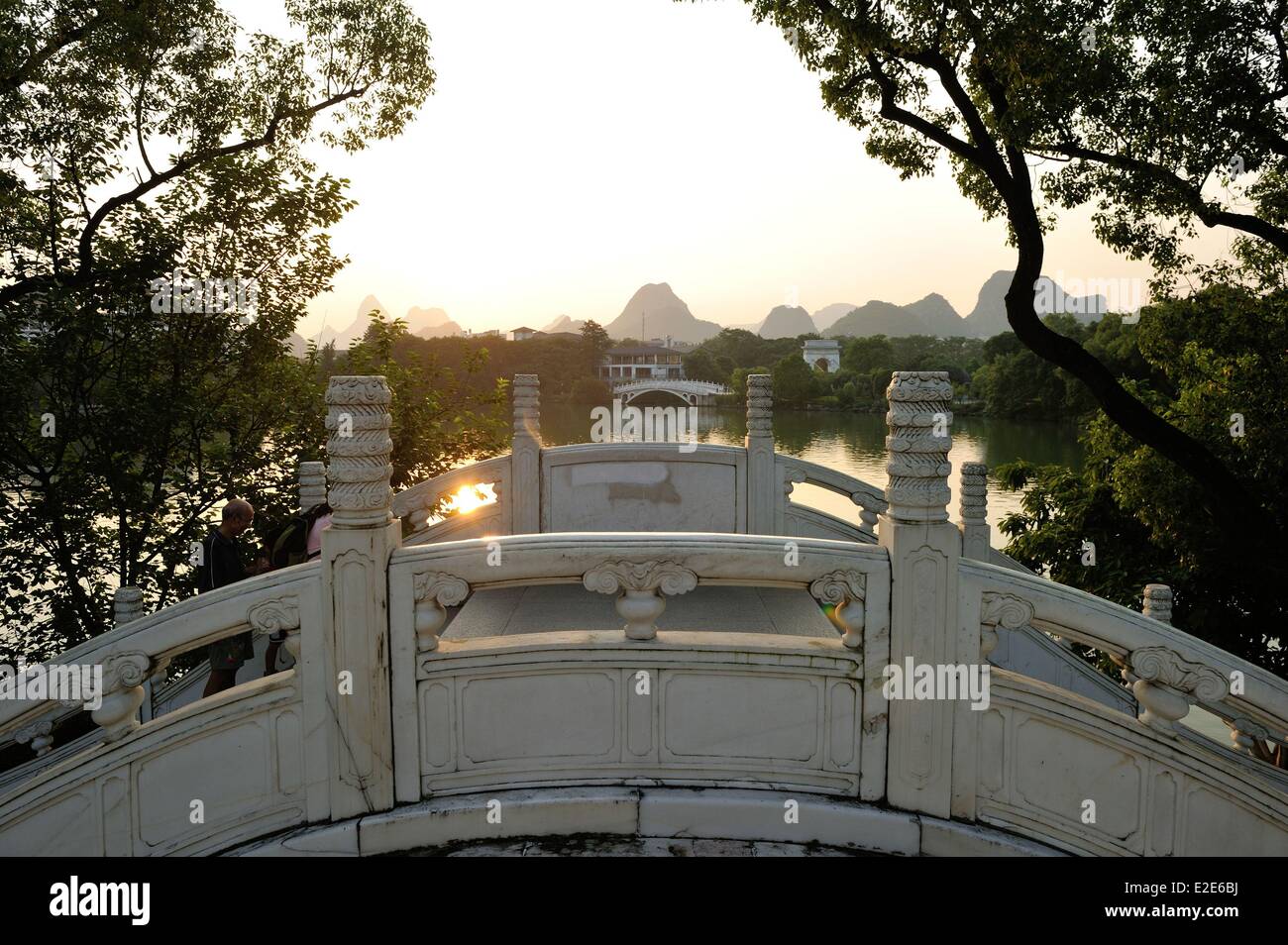 China Guangxi Guilin Bridge On Stock Photos & China Guangxi Guilin ...