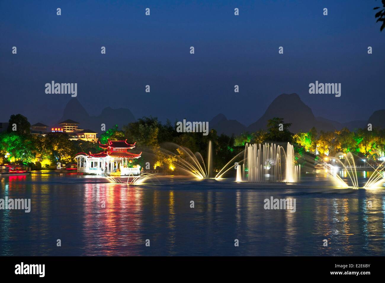 China, Guangxi province, Guilin, Rong Lake Stock Photo - Alamy